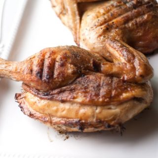 Simple Grilled Chicken Halves - All She Cooks
