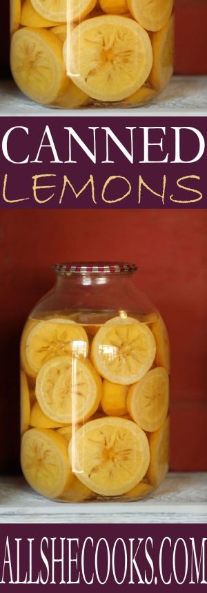 Canned Lemons Recipe - All She Cooks