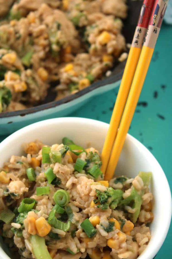 Gluten-Free Chicken Fried Rice - All She Cooks