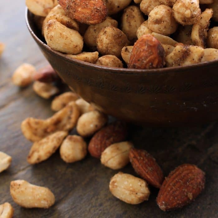 Seasoned Mixed Nuts - All She Cooks