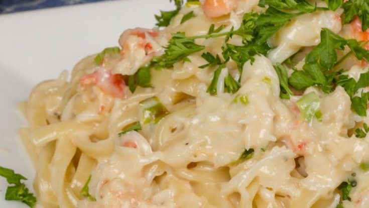 Copycat Red Lobster Crab Alfredo All She Cooks