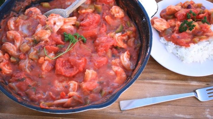 Shrimp Creole Recipe with Rice - Always Low Fat - All She Cooks