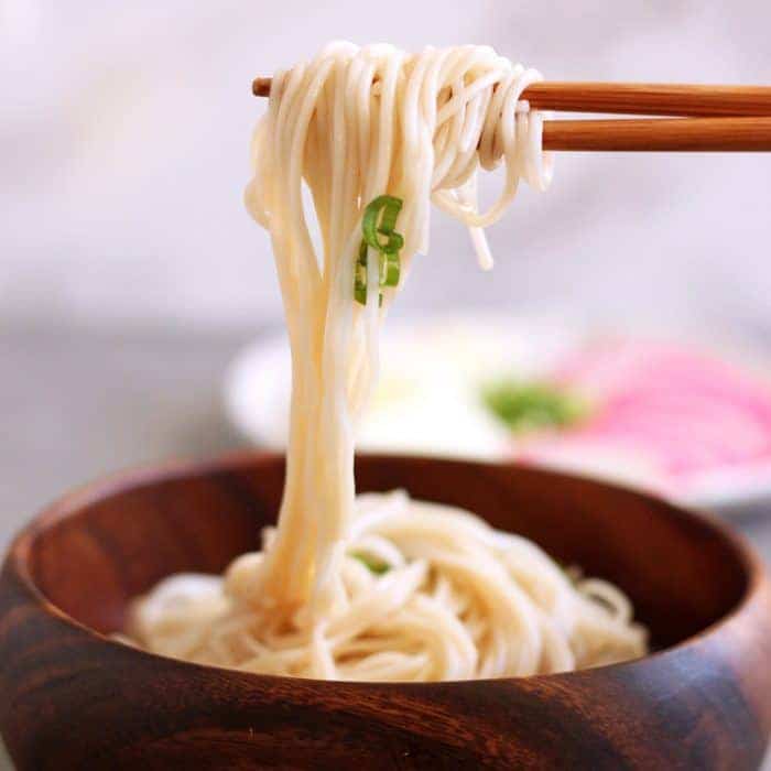 Quick & Easy Cold Somen Noodles - All She Cooks