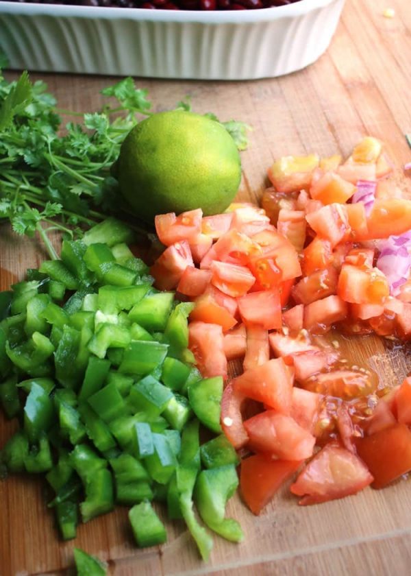 Cowboy Caviar - An Easy Corn and Bean Salad or Dip Recipe - All She Cooks