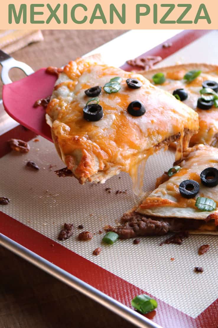 Easy Mexican Pizza Recipe - All She Cooks