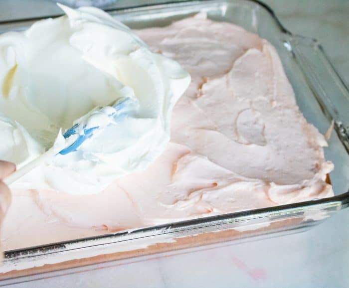 Jolly Rancher Watermelon Poke Cake - All She Cooks