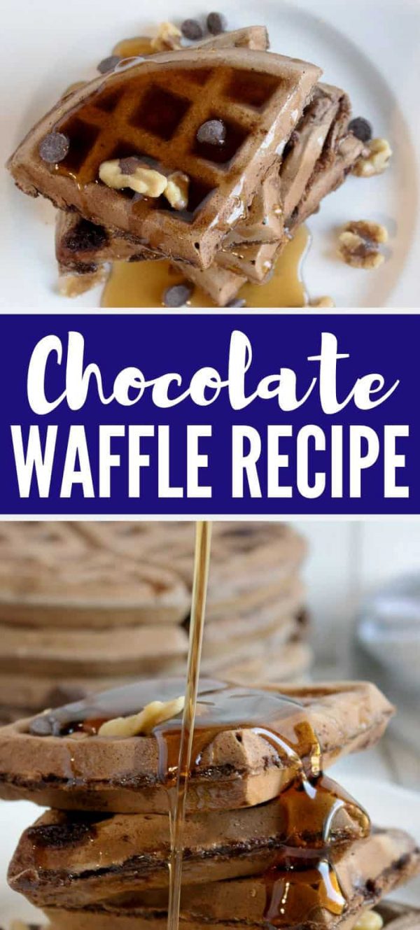 Chocolate Waffles | All She Cooks