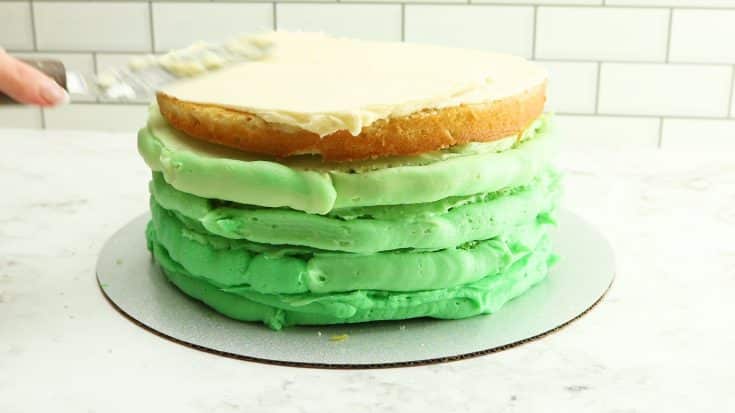 How to Make an Ombre Cake and Ombre Frosting - Easy Directions