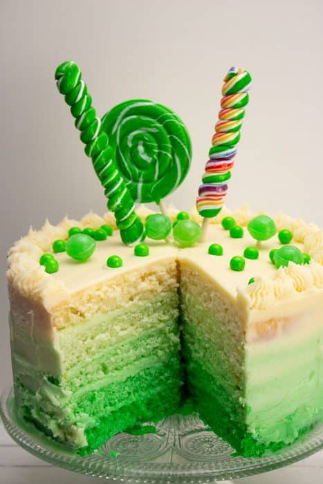 How to Make an Ombre Cake and Ombre Frosting - Easy Directions