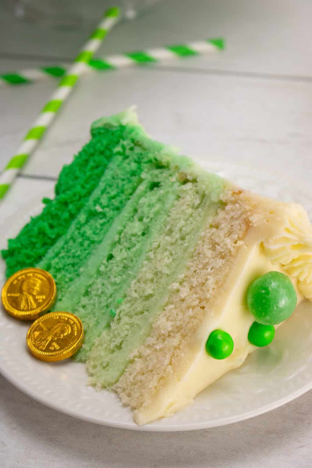 How to Make an Ombre Cake and Ombre Frosting - Easy Directions