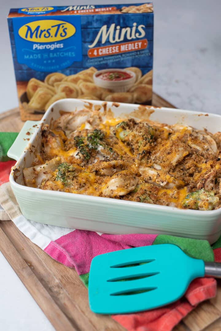 Cheesy Baked Pierogy Casserole | 30 Minute Meal! | All She Cooks