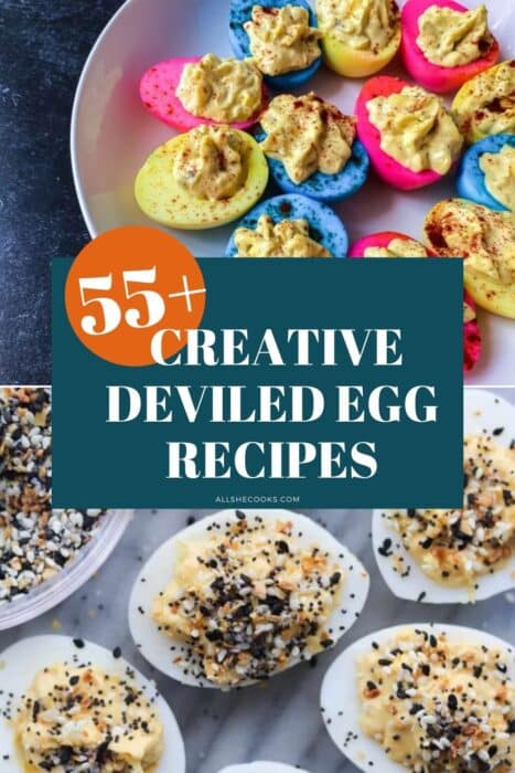 55+ Creative Deviled Egg Recipes - All She Cooks