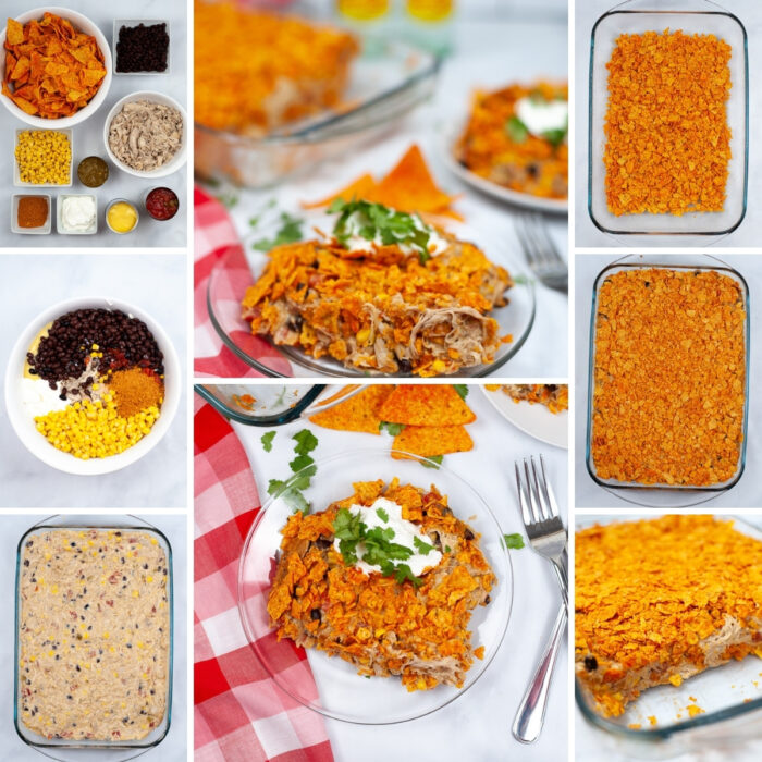 Dorito Chicken Casserole - Easy Dinner - All She Cooks