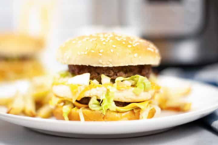 Instant Pot Burgers - No Grill Needed - All She Cooks