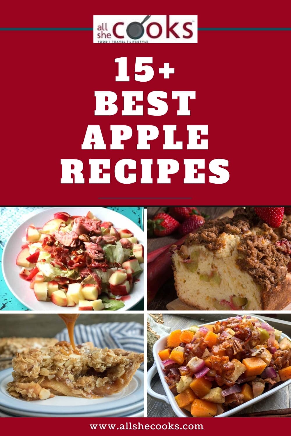 15+ Best Apple Recipes - Cakes, Pies, Butter, and More! - All She Cooks