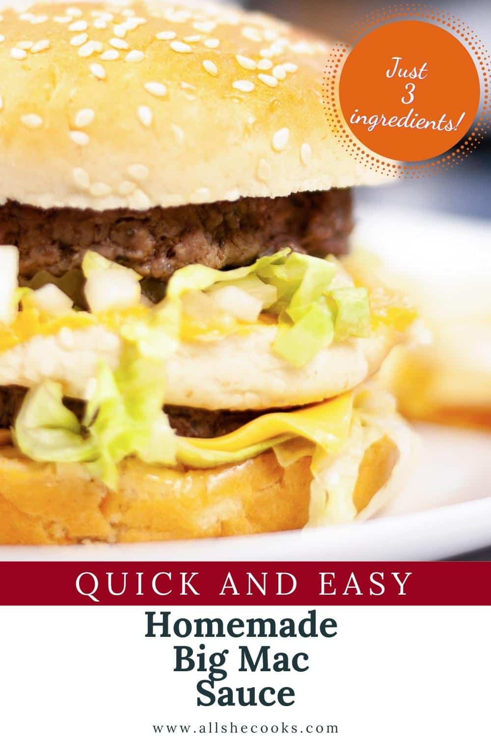 Copycat Big Mac Sauce - All She Cooks