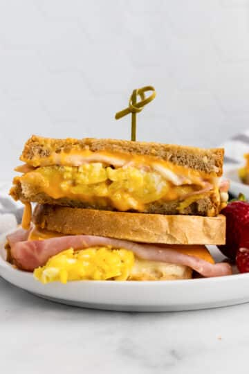 Moons Over My Hammy (Denny's Copycat Recipe) - All She Cooks