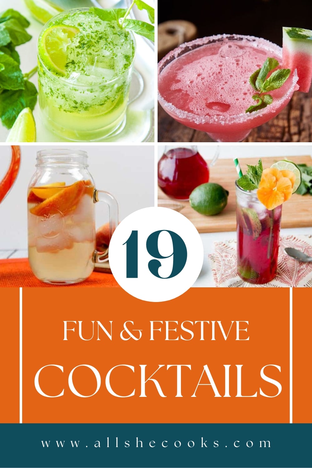 19 Fun & Festive Cocktail Recipes - All She Cooks