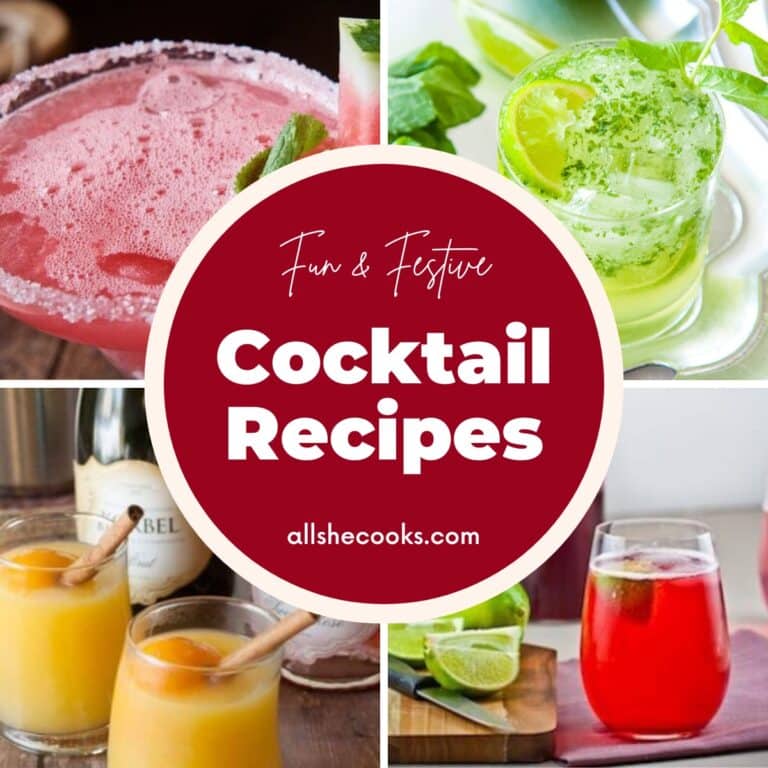 19 Fun & Festive Cocktail Recipes - All She Cooks