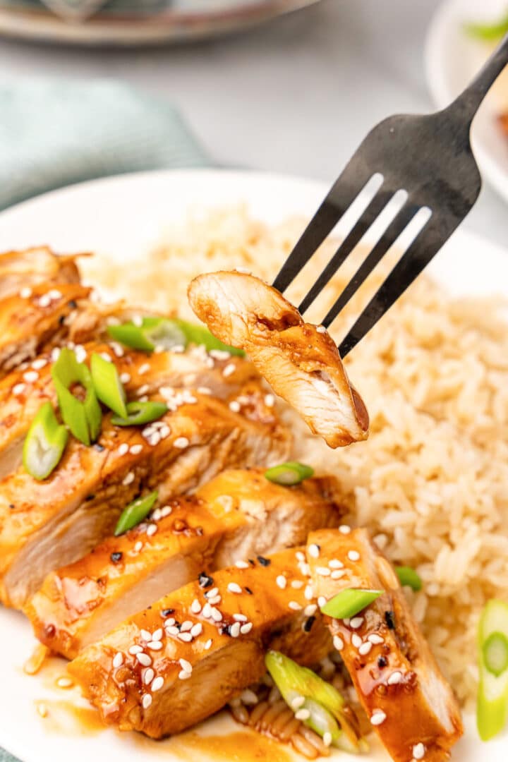 Honey Sesame Chicken Breast - All She Cooks