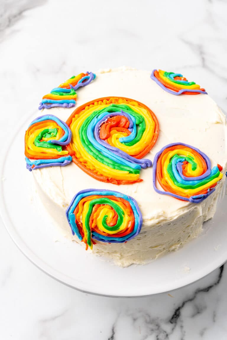 Tie Dye Cake - All She Cooks