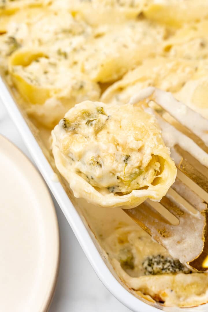 Chicken Stuffed Shells – Crazy Easy! - All She Cooks