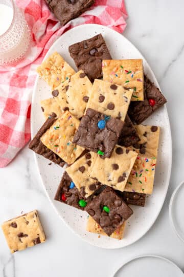 Cake Mix Cookie Bars - All She Cooks