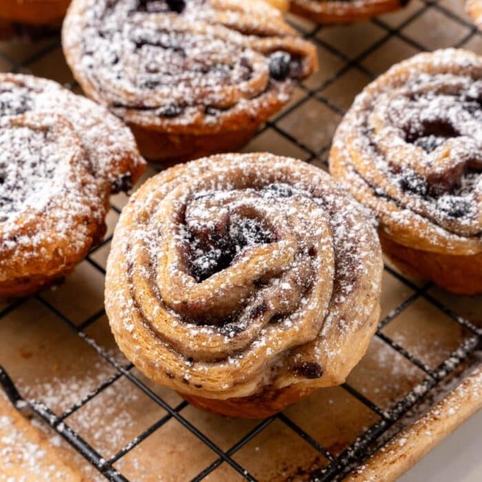 Blueberry Cruffins - All She Cooks