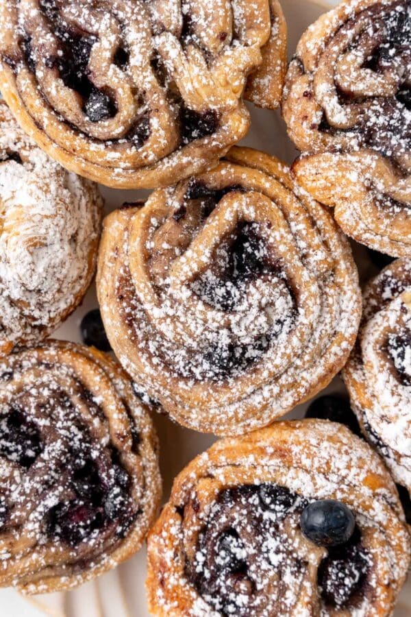 Blueberry Cruffins - All She Cooks